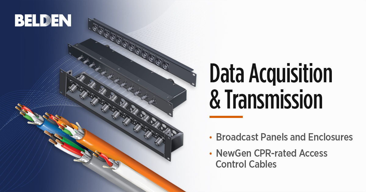 Belden Launches Solutions to Manage Media Outputs and Security System ...